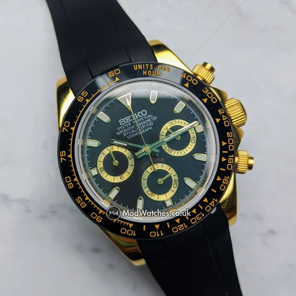 Daytona Black & Gold VK63 Build | Mod Watches
